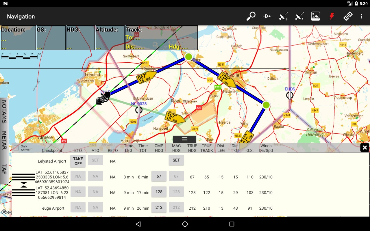 Route – Mobile Aviation Tools