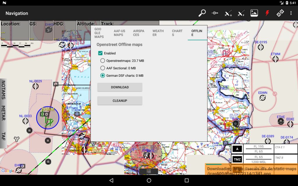 Offline Maps – Mobile Aviation Tools