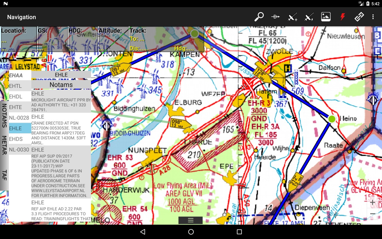 Notams, Metars, Tafs – Mobile Aviation Tools