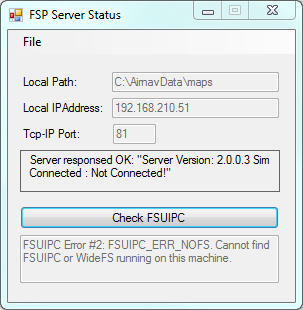 Installing FSP Server V2.0.0.4 – Mobile Aviation Tools